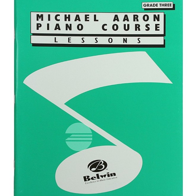 MICHAEL AARON Piano Course Lessons - Grade Three - Euphony Musical