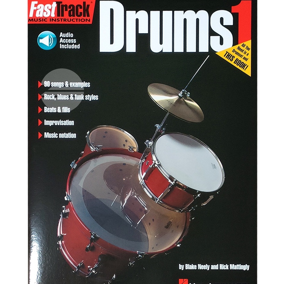 FastTrack Drums 1 + Audio Access - Euphony Musical