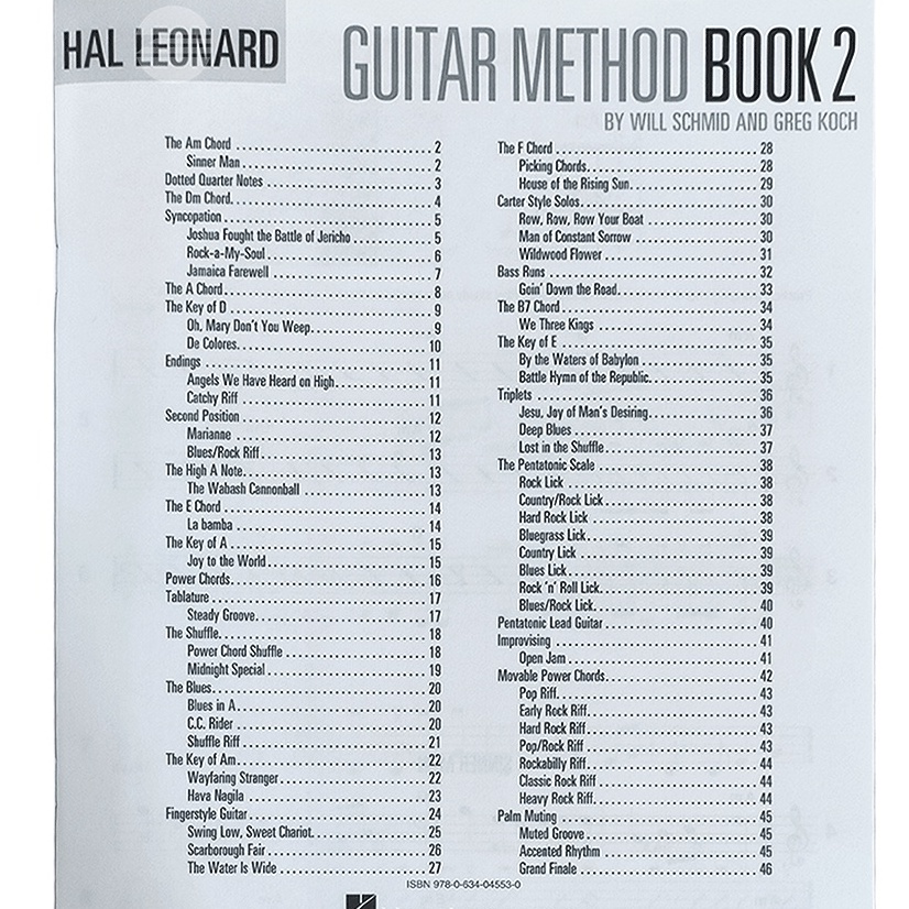HAL LEONARD GUITAR METHOD Book 2 - Euphony Musical